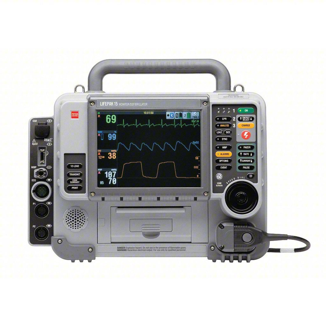 LIFEPAK 15 Recertified Monitor / Defibrillator – Full Accessories ...