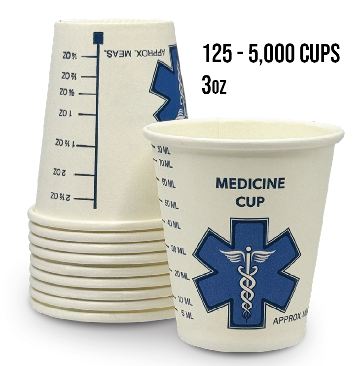 Graduated Paper Medicine Cup 3oz — Equipment Express LLC