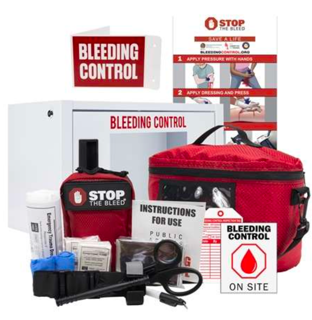 Stop The Bleed Business Bundle With Cabinet (4 Kits) CAT — Equipment Express LLC